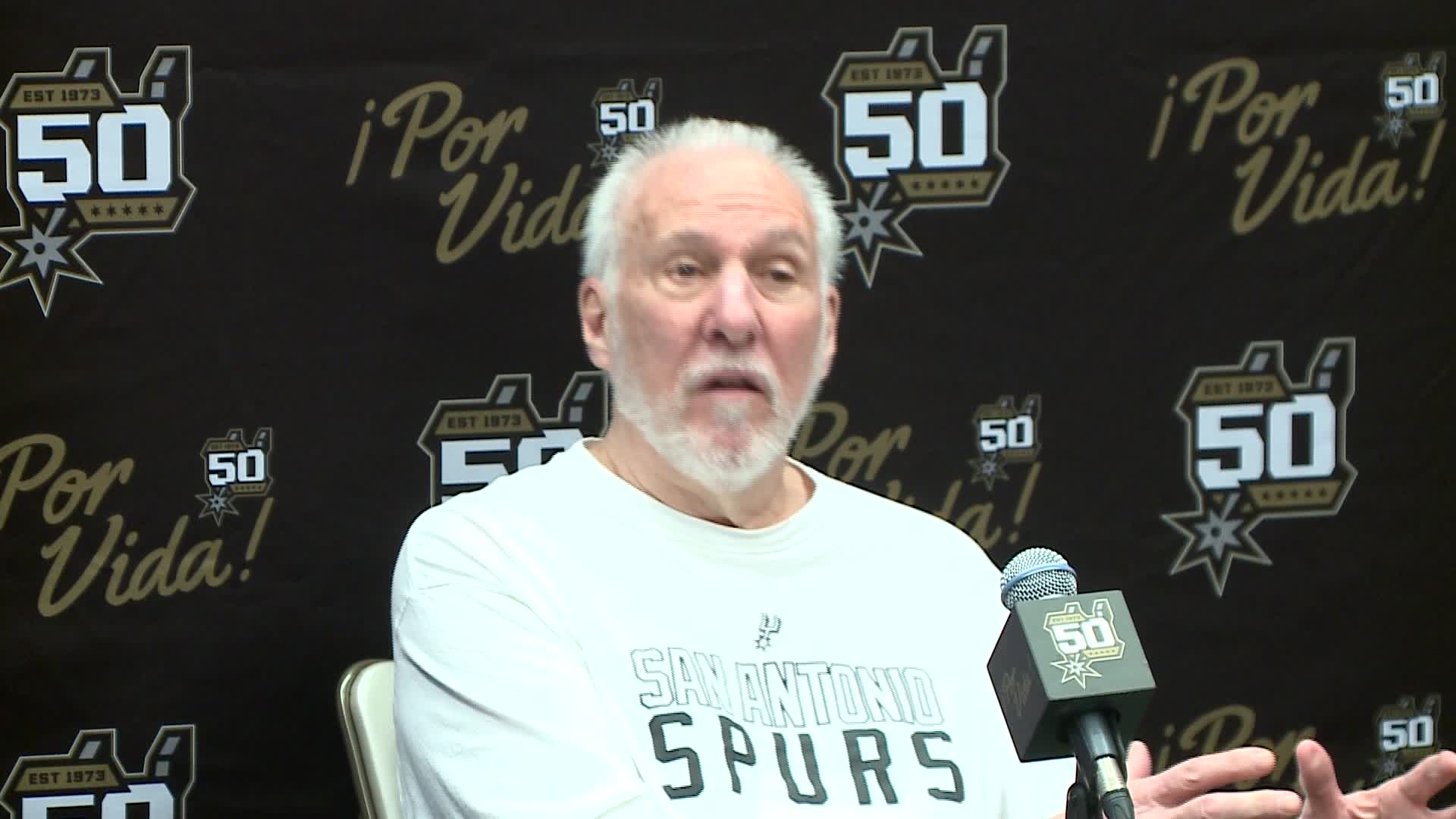 Spurs Press Conference Popovich Hall of Fame SOT – KXAN Austin