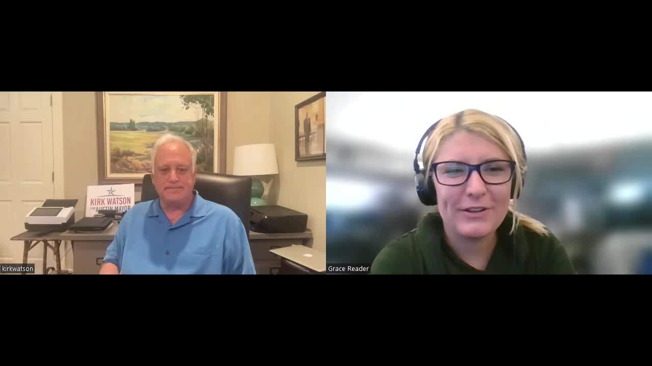 Full interview with Senator Kirk Watson, Austin mayoral candidate, on ...