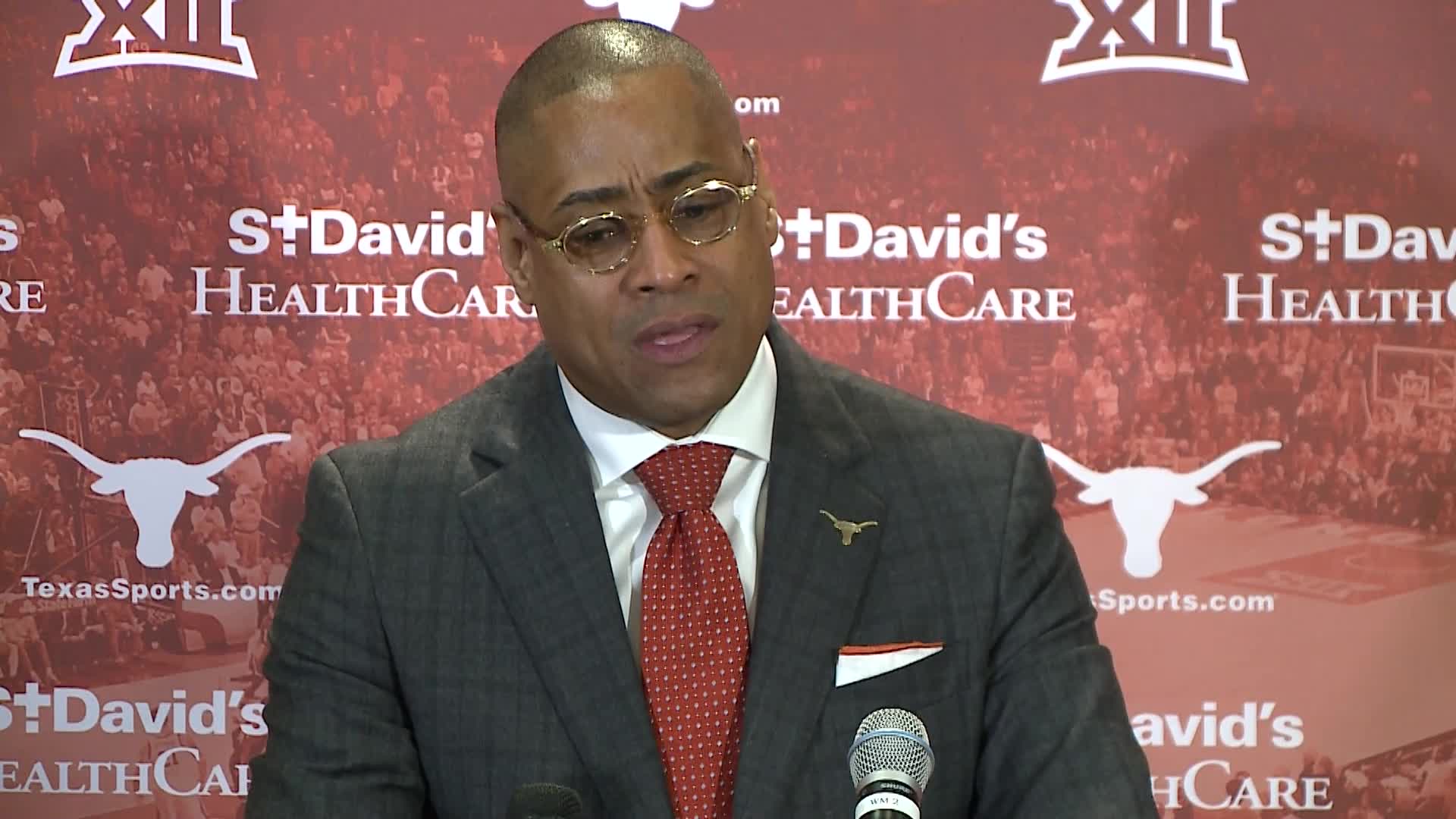 Rodney Terry at introductory press conference – KXAN Austin