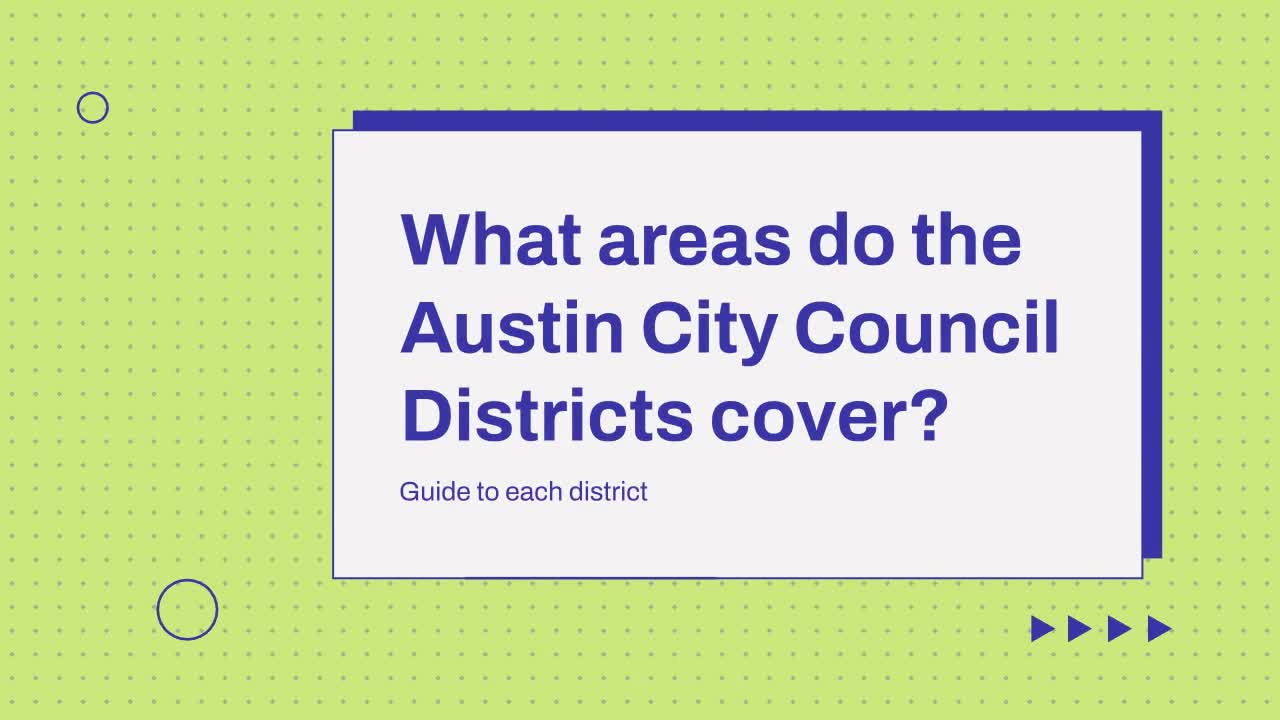 What areas do the Austin City Council Districts include? – WRBL