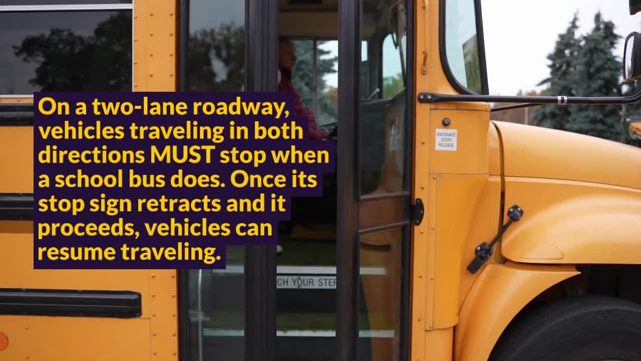 What to do when a school bus stops in front of you – KXAN Austin