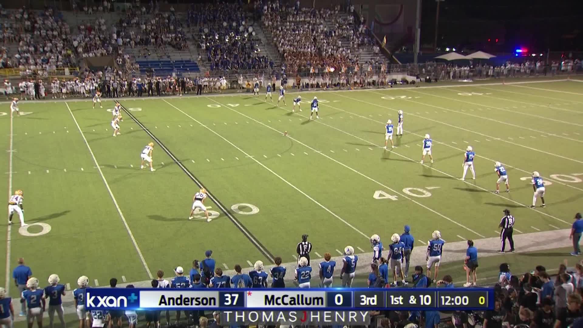 Anderson vs McCallum High School Football (2nd Half) August 28th, 2025 ...