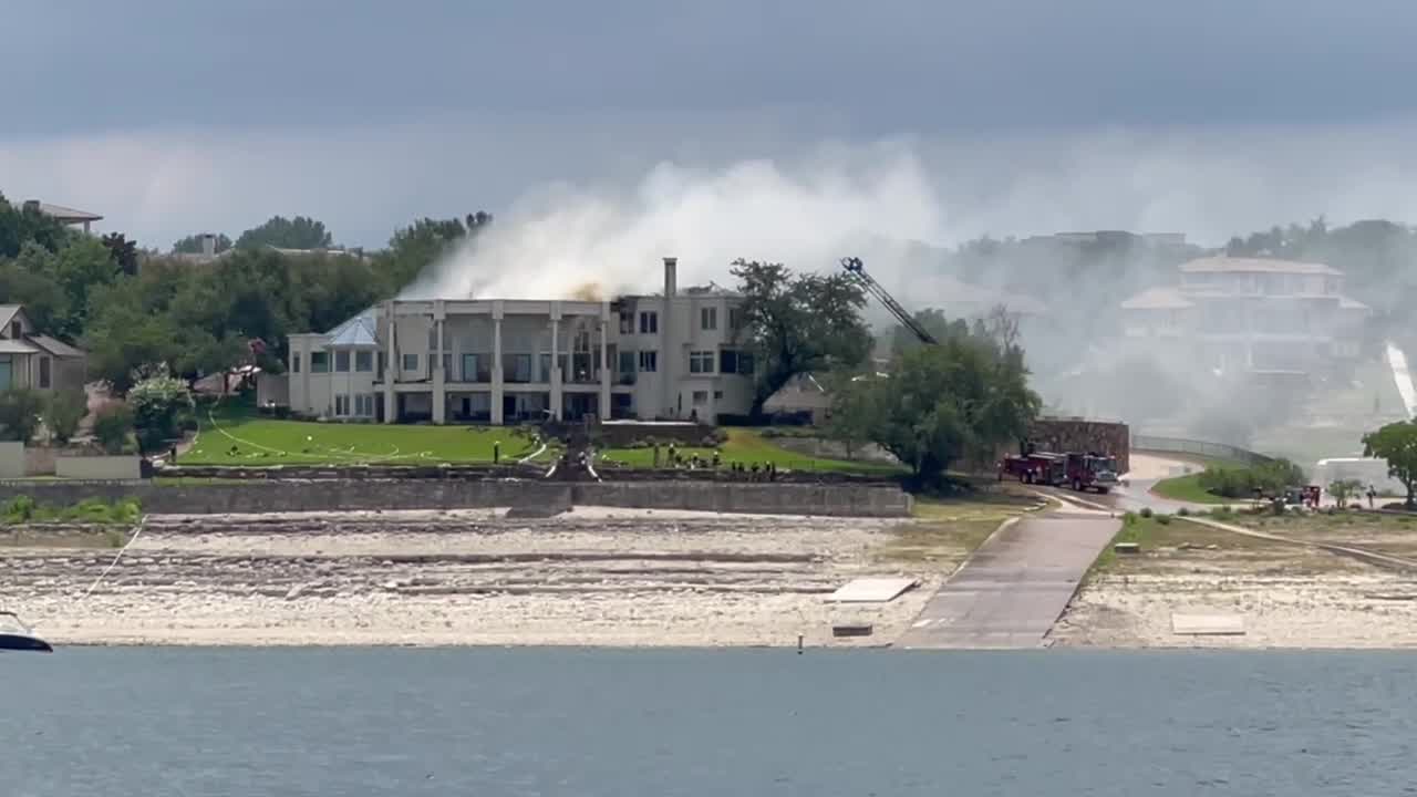 House fire near Lake Travis – KXAN Austin