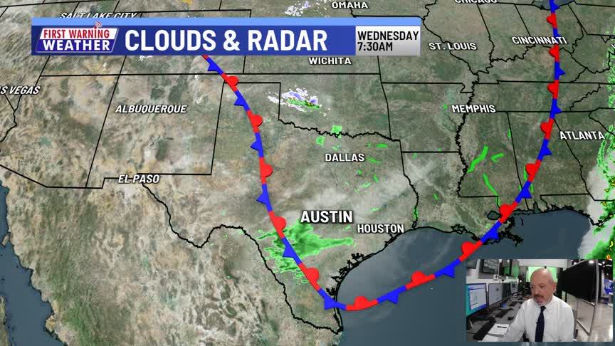 Short weather update from First Warning Weather – KXAN Austin