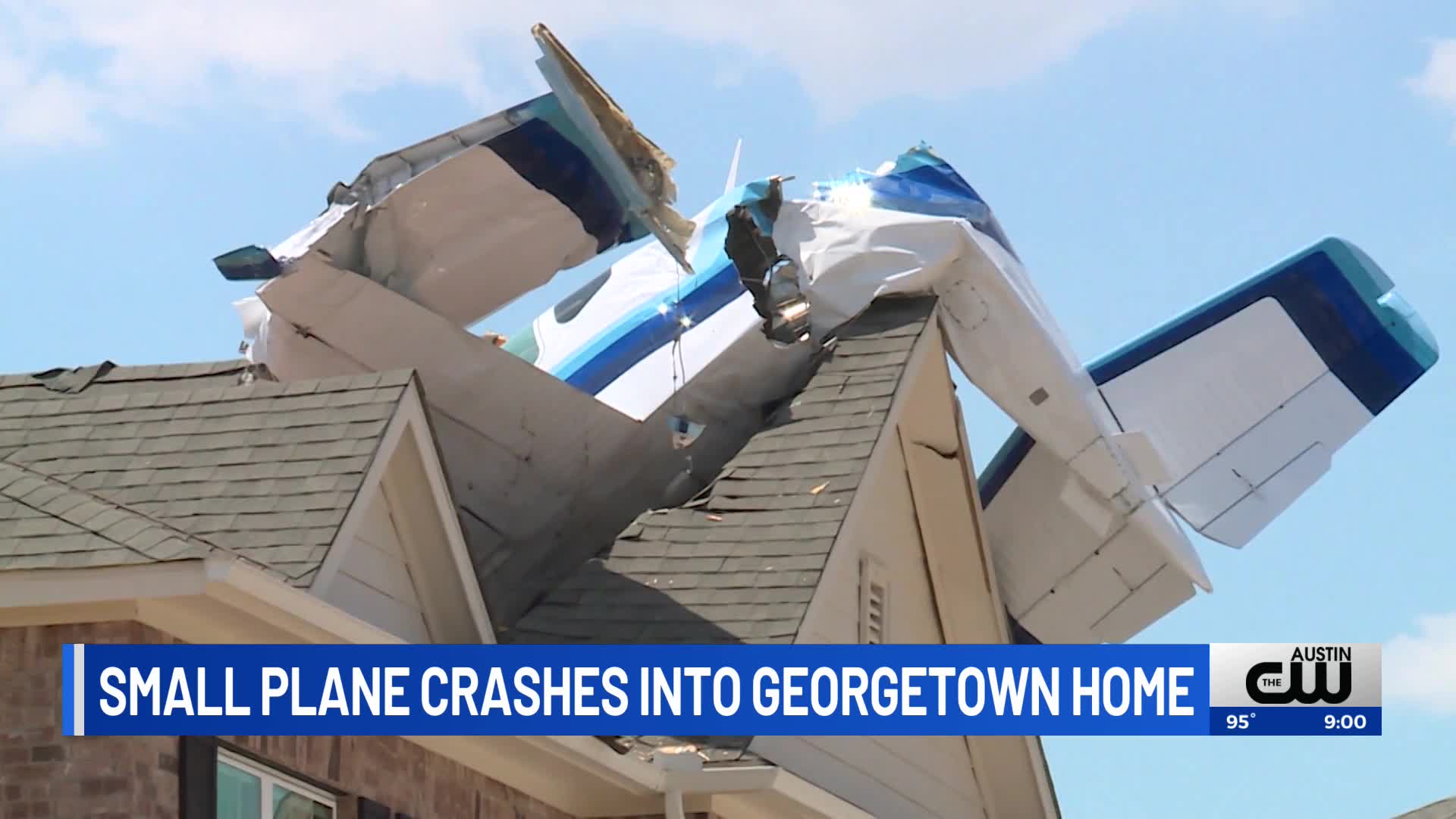 3 injured after plane crashes through roof of Georgetown house – KXAN ...