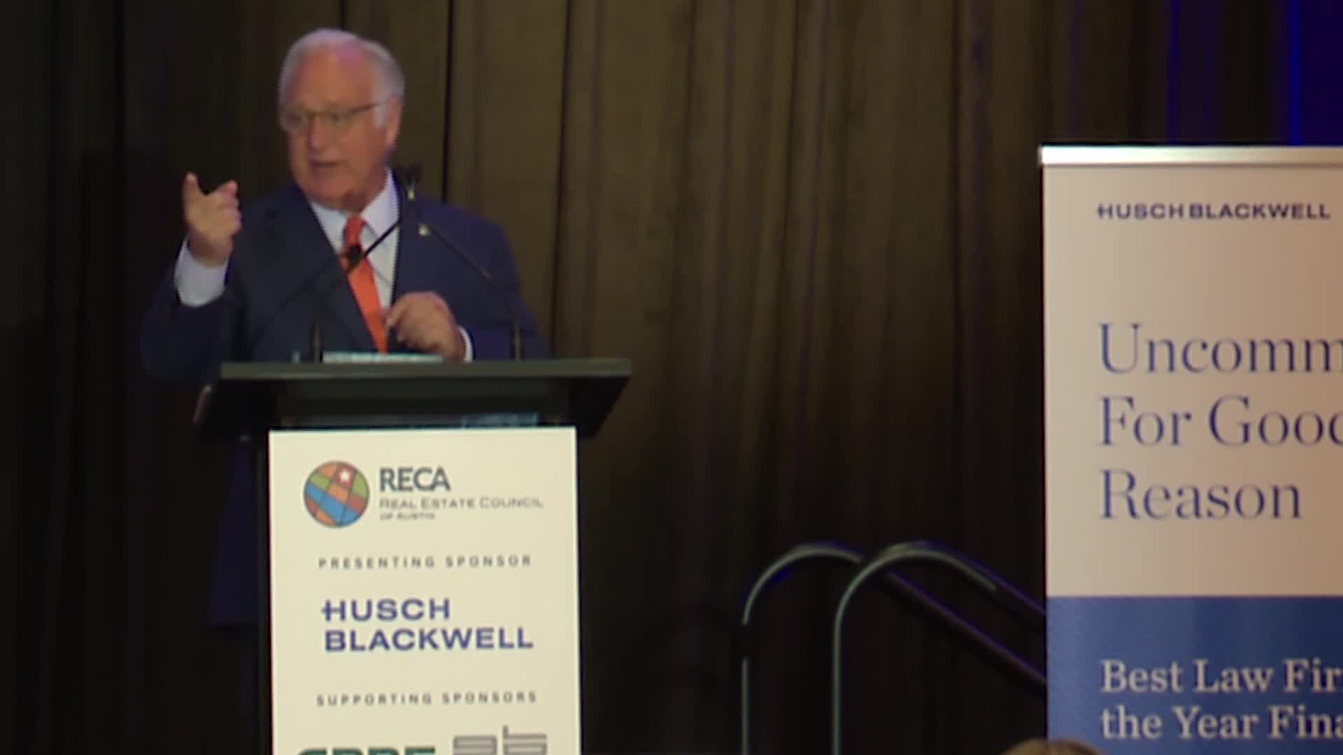 Austin Mayor Kirk Watson speech at annual Real Estate Council of Austin ...