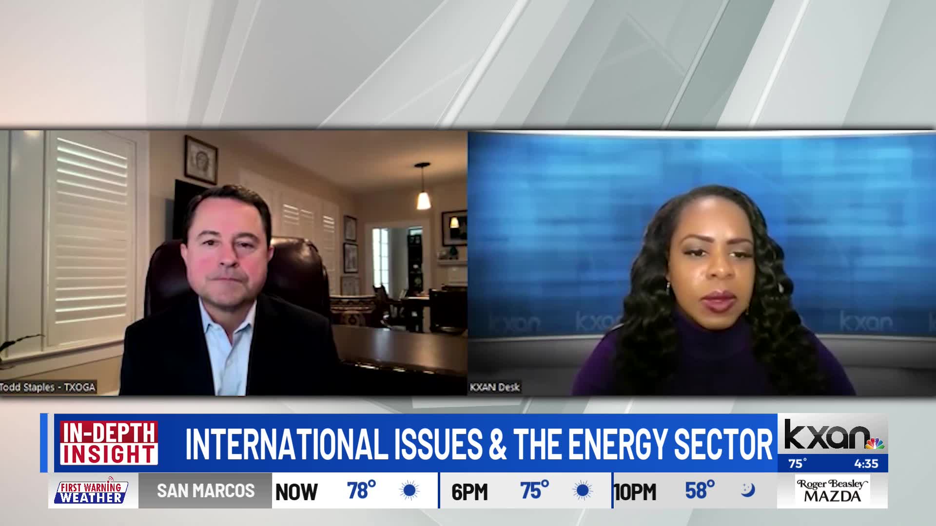 Interview with TXOGA President Todd Staples – KXAN Austin