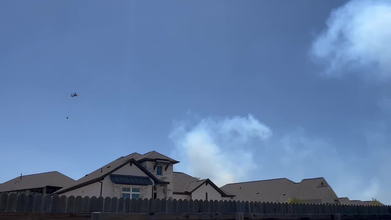Wildfire near Ruby Ranch subdivision in Buda – KXAN Austin