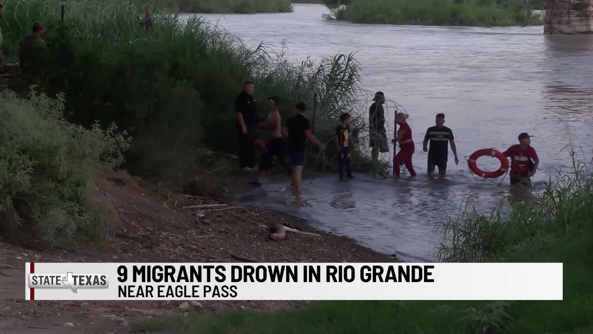 State of Texas: Screaming for help; river risk rises for migrants ...