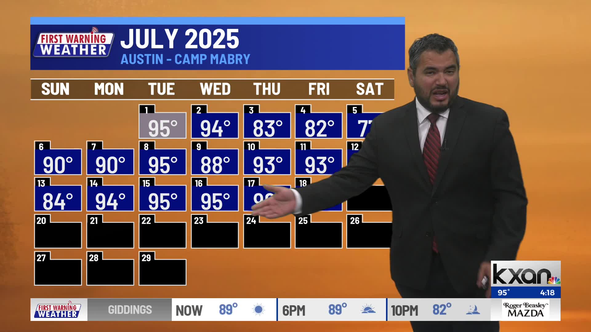 First Warning Weather Evening Forecast with Meteorologist Freddy Vela ...