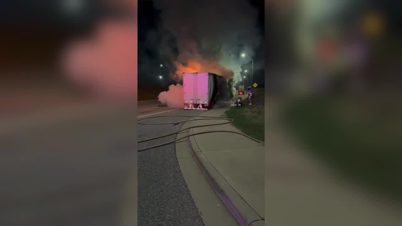 18-wheeler fire blocks lanes on WB service road of Highway 290 – KXAN ...