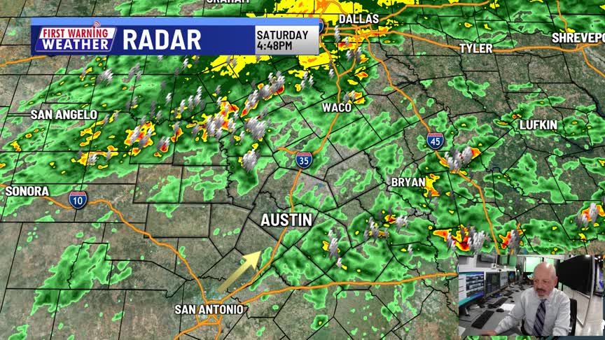 Short weather update from First Warning Weather – KXAN Austin