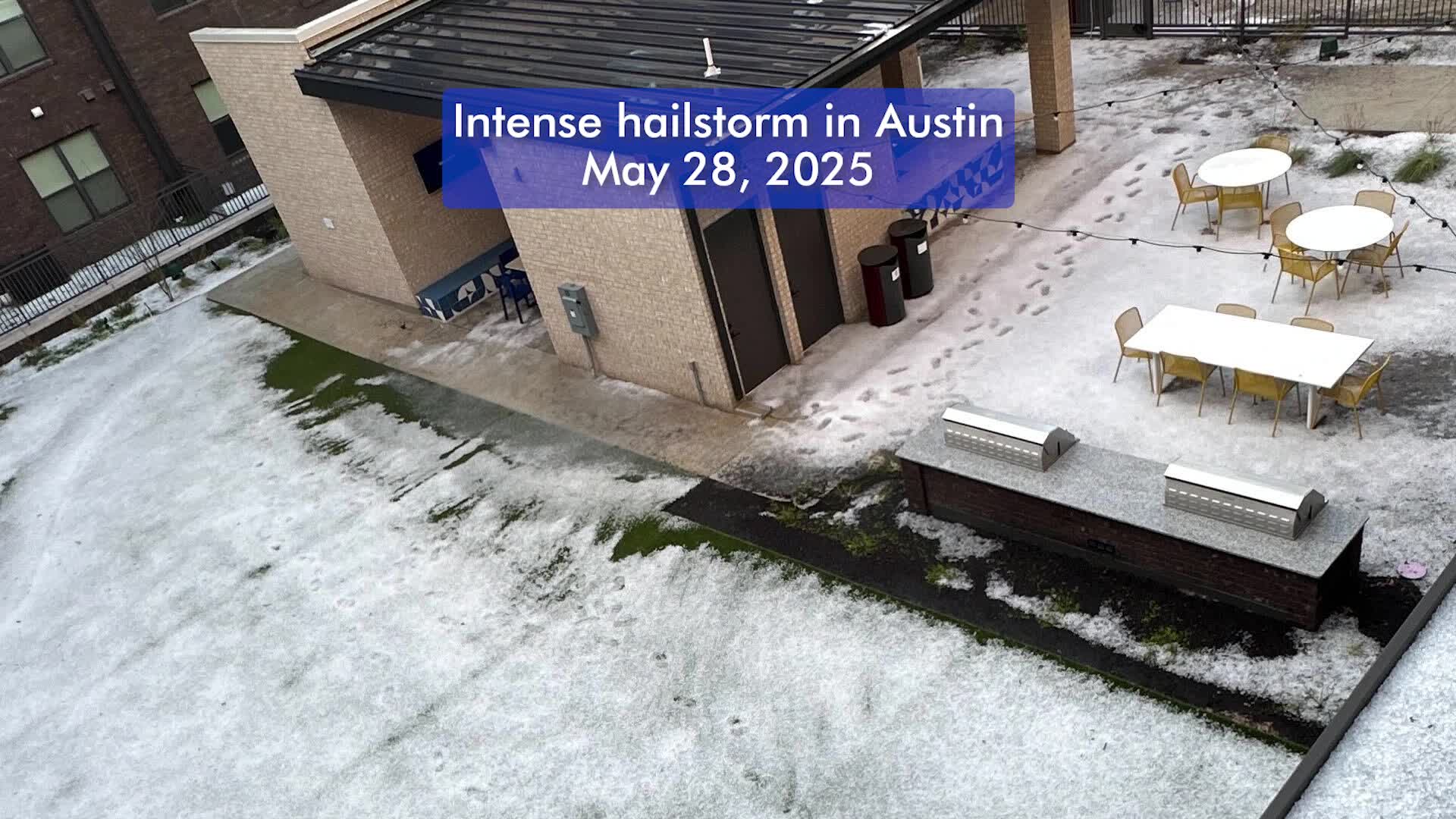 Intense hailstorm hits parts of Austin on May 28, 2025 – KXAN Austin