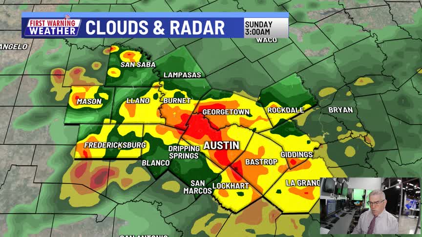 First Warning Weather One-minute Update – KXAN Austin
