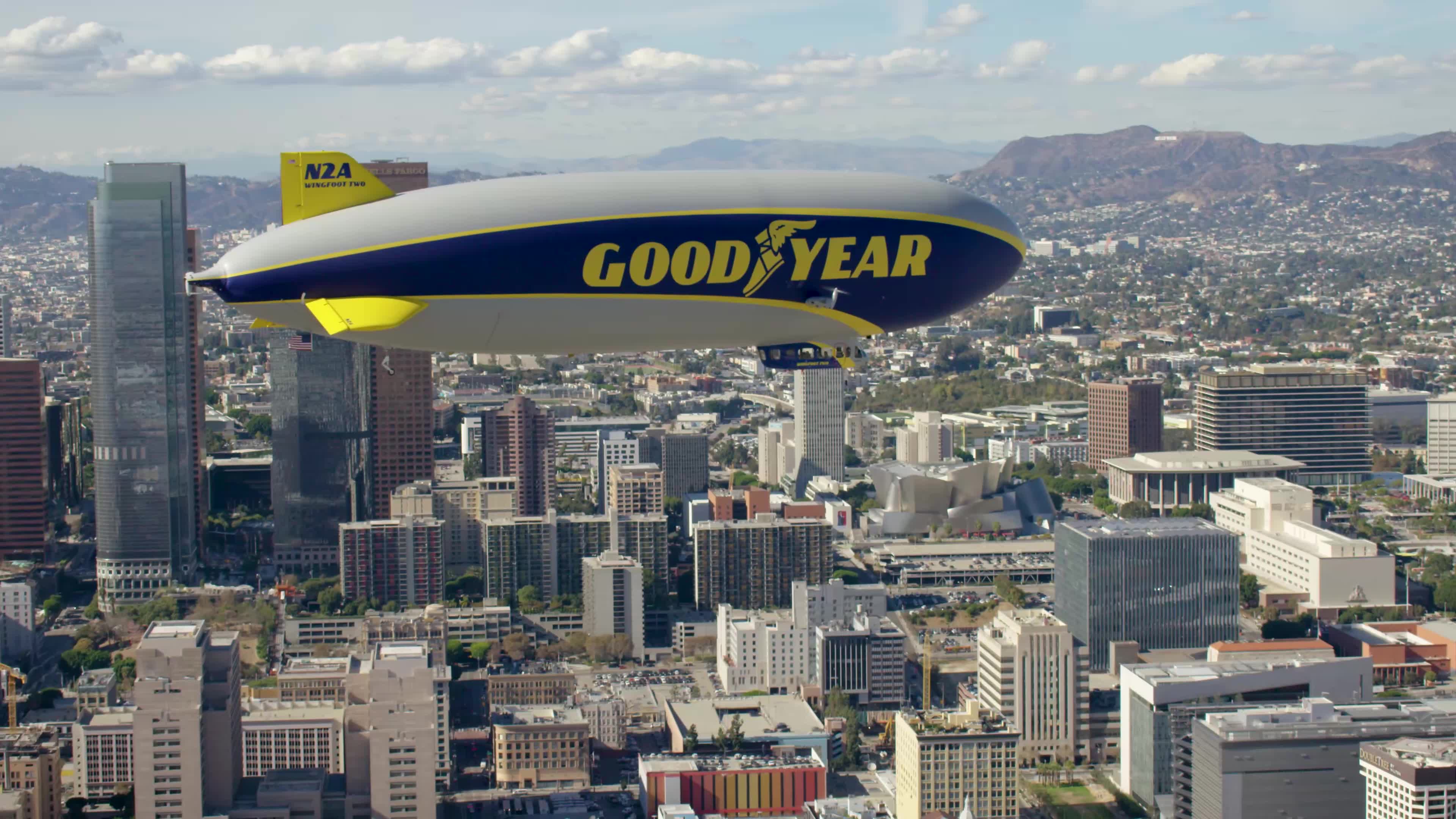 Goodyear Blimp in Flight – KXAN Austin