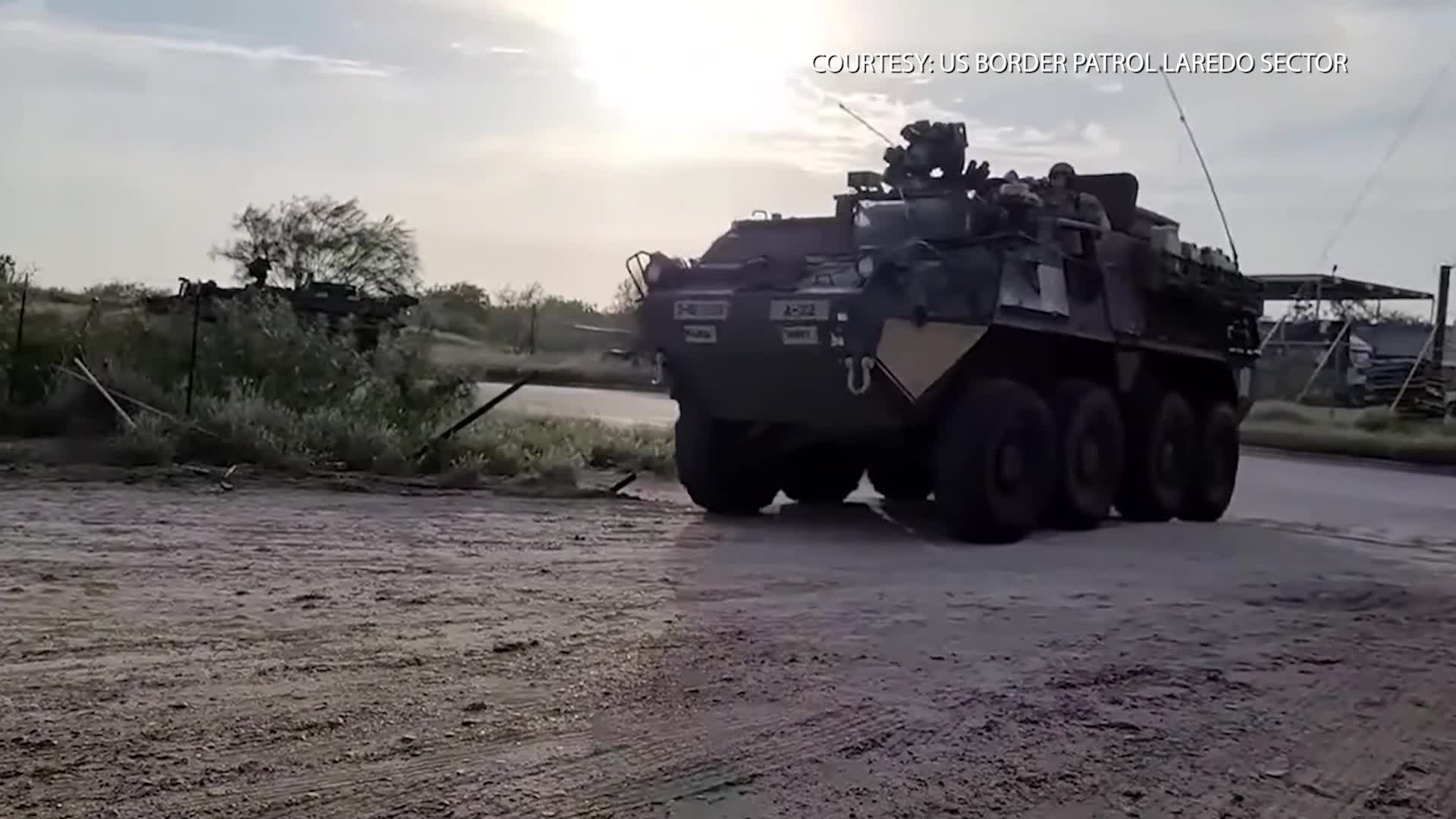 Stryker units arrive in Laredo TX – BorderReport
