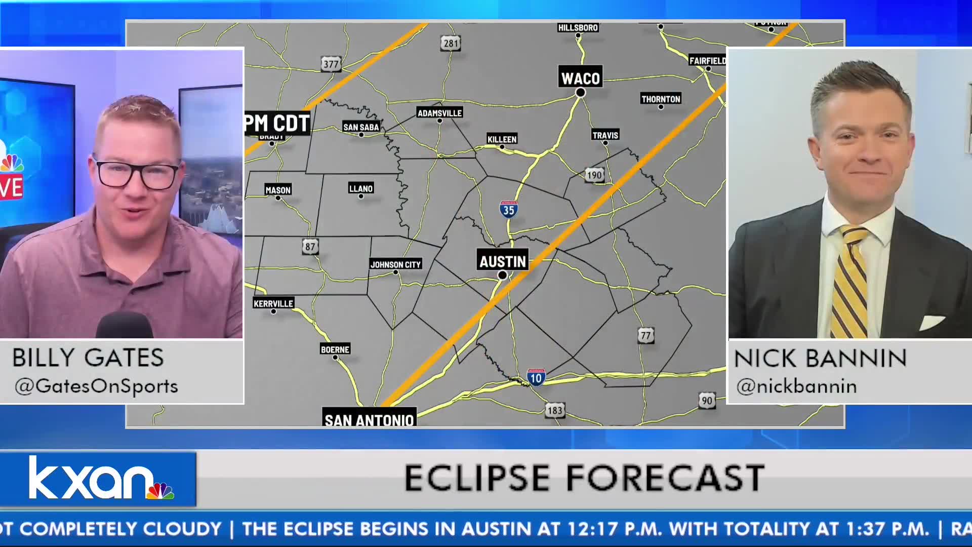 Nick’s First Warning, Eclipse forecast update – KXAN Austin