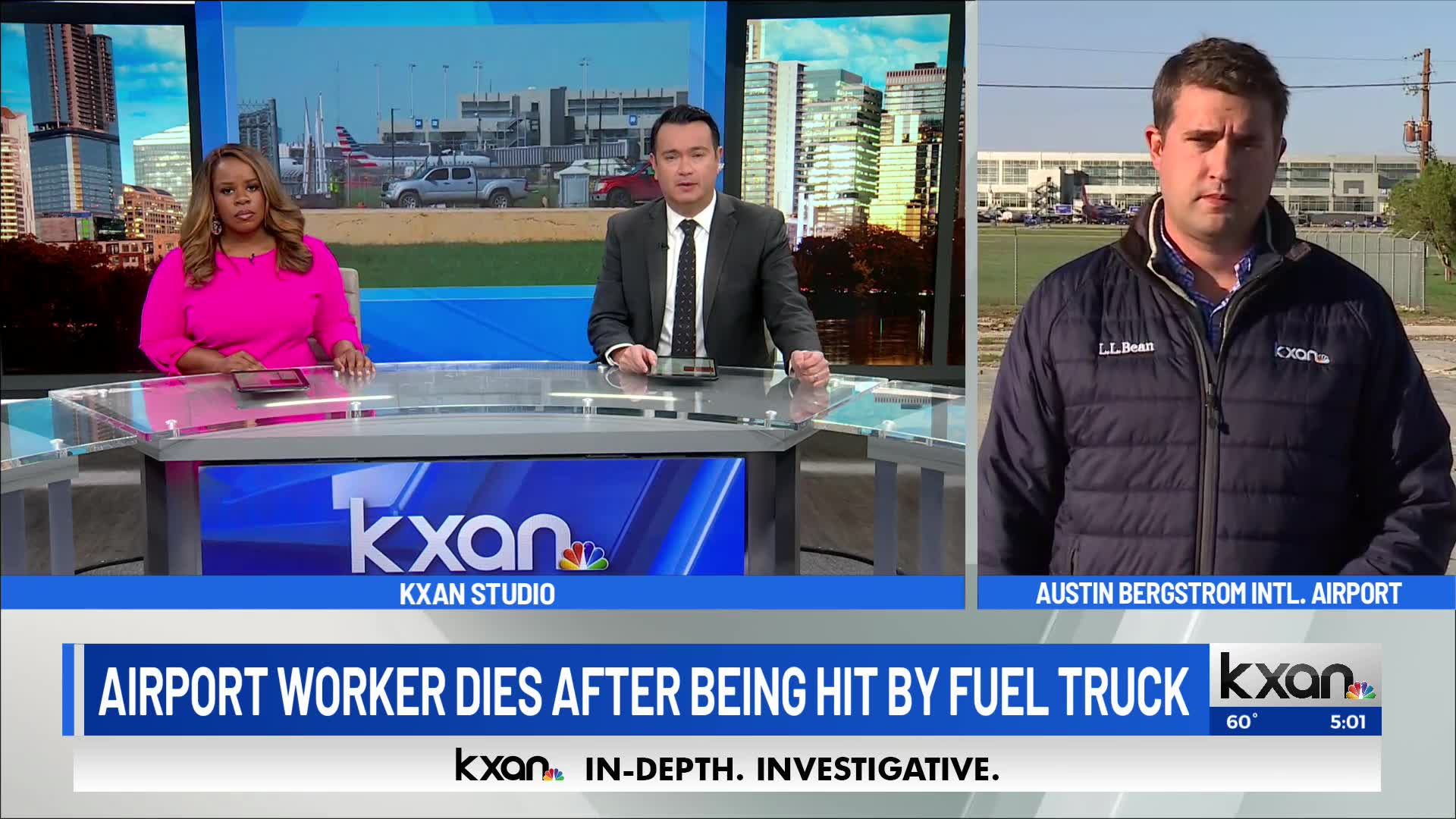 Employee dies after being hit by fuel truck at Austin airport – KXAN Austin