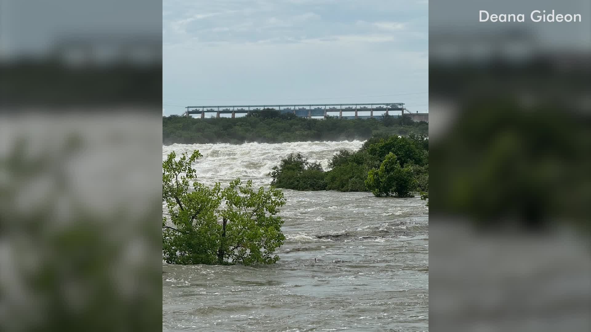 Buchanan Dam flood gates opened: Viewer video shows water rushing out ...