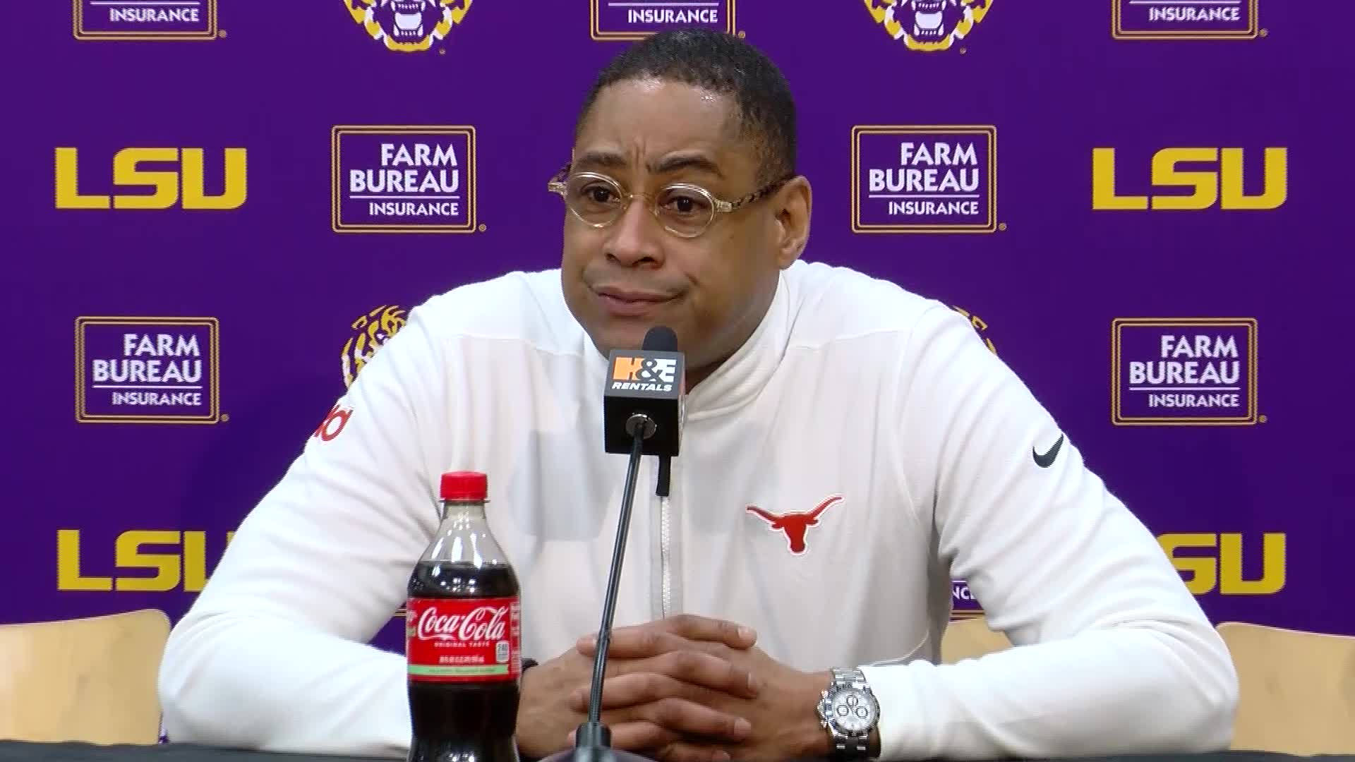 Rodney Terry after the Longhorns’ win over LSU – KXAN Austin