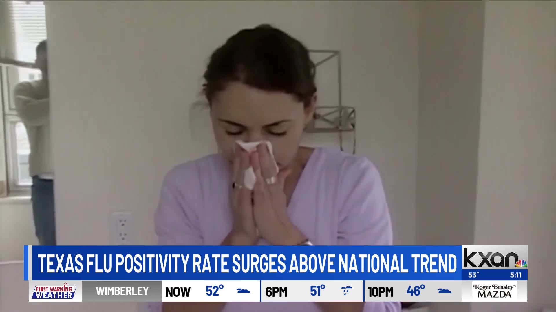 Texas flu positivity rate surges above national trend – KXAN Austin