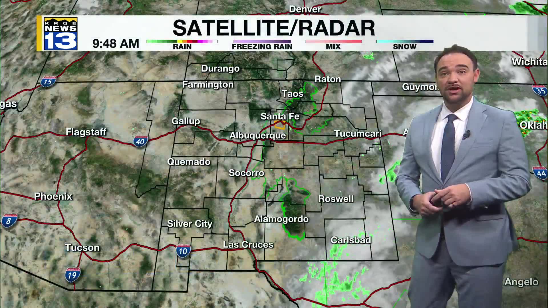 Showers and storms move into New Mexico through the week – KRQE NEWS 13 ...