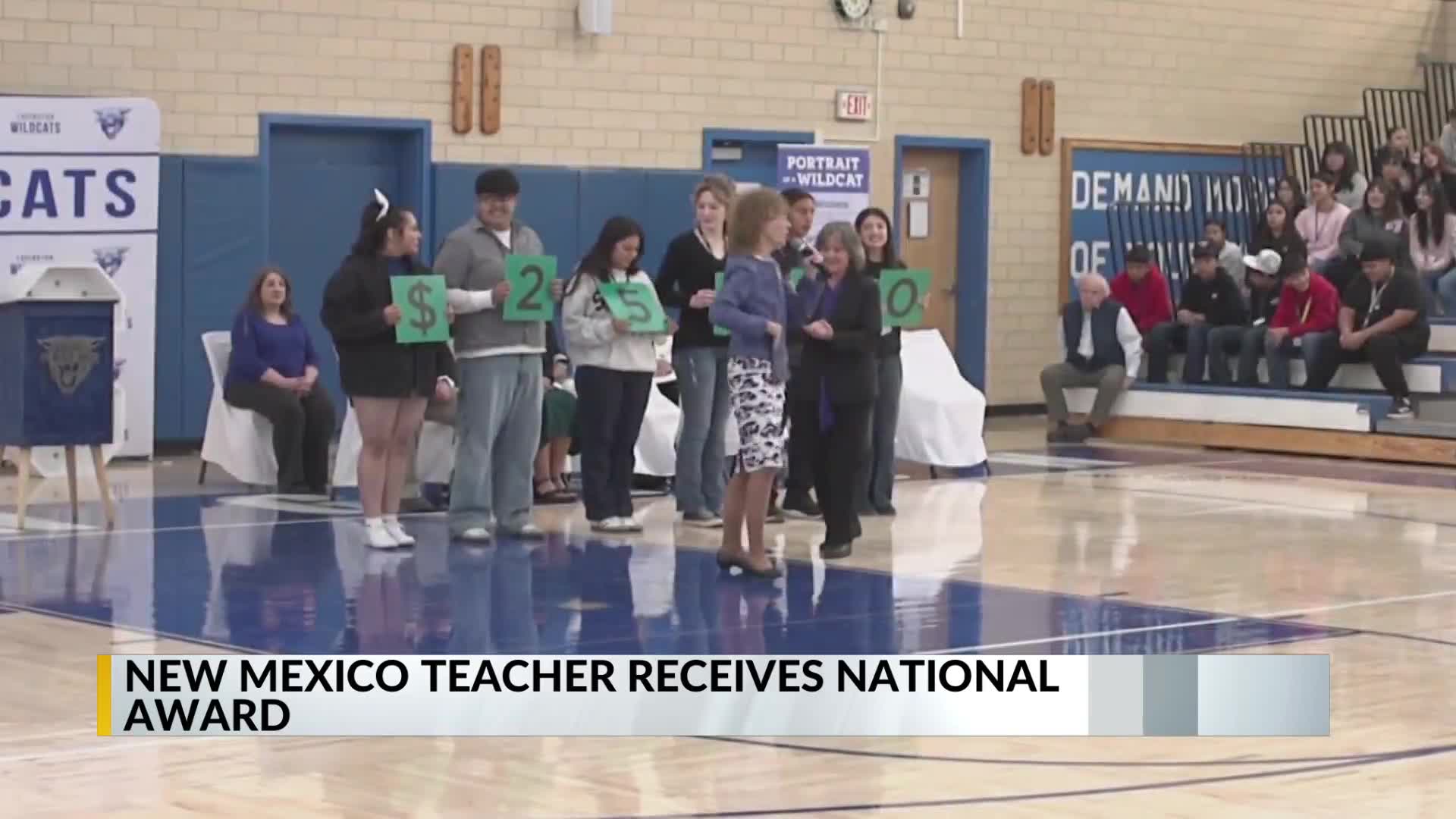Lovington High School teacher surprised with $25K Milken Educator Award ...