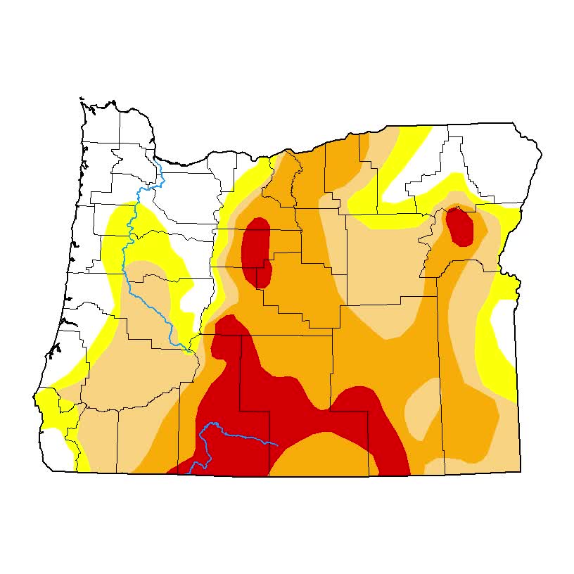 Time-lapse: Oregon’s drought conditions between March 30, 2021 and ...