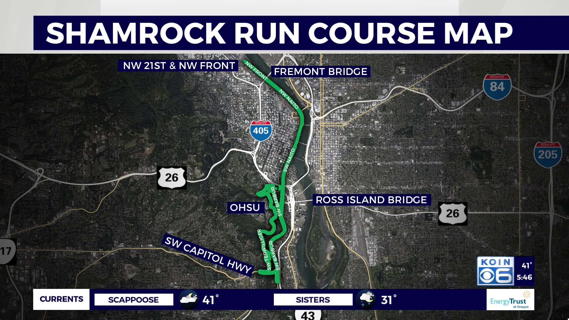 Roads closed as Shamrock Run returns for 45th year – KOIN.com