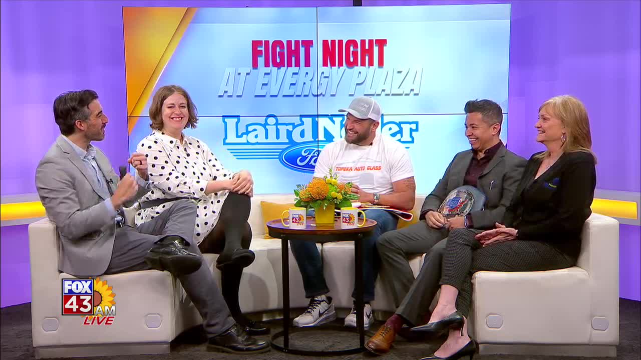 Fox 43 AM Live Laird Noller Fight Night 042324 – KSNT 27 News