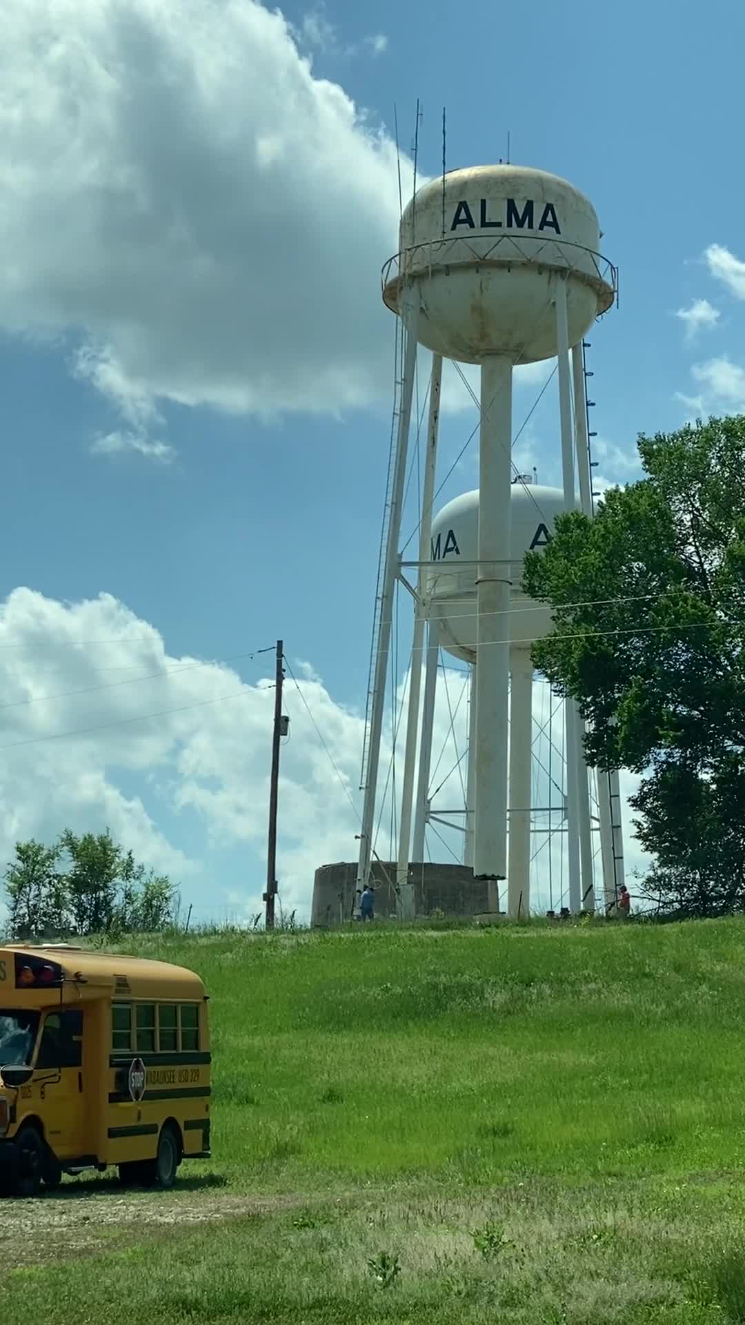 WATCH: Water tower comes down in Alma – KSNT 27 News