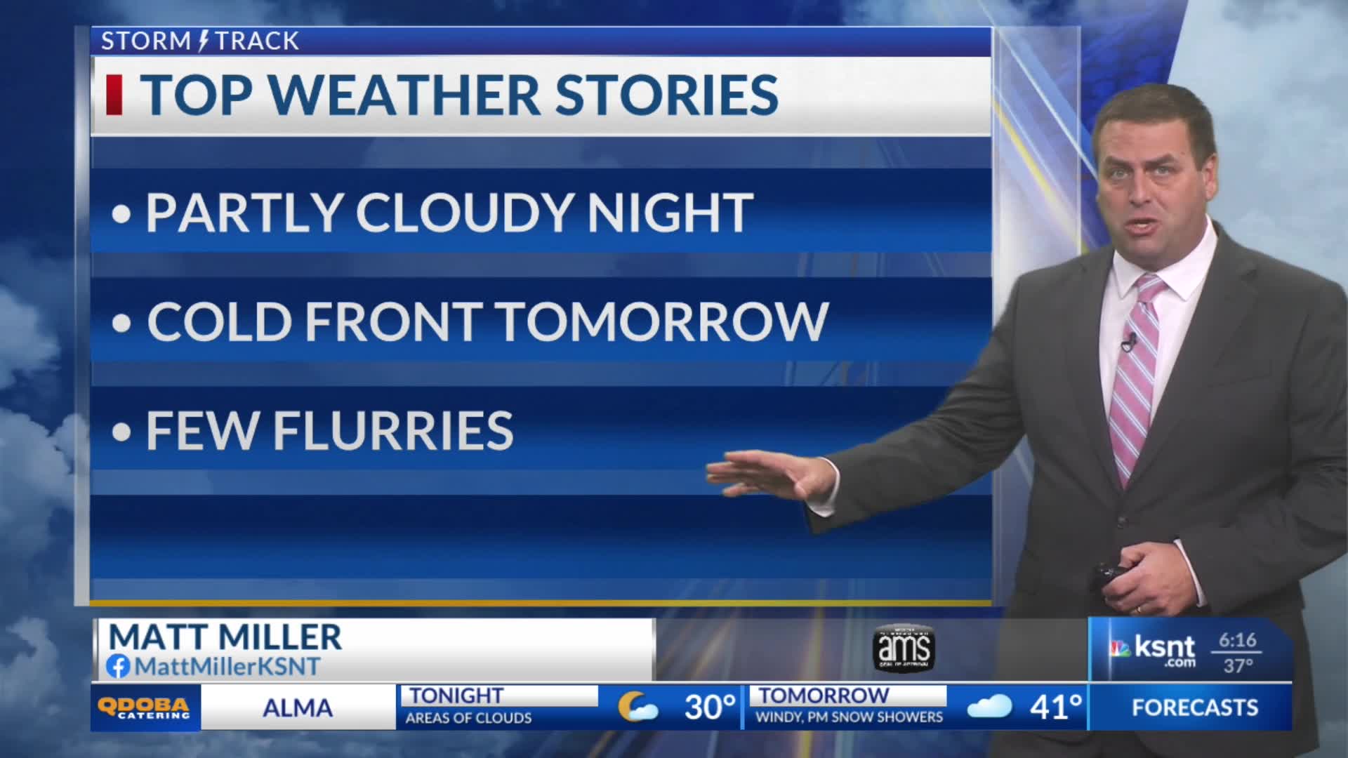 Evening Forecast, January 15, 2026 – KSNT 27 News