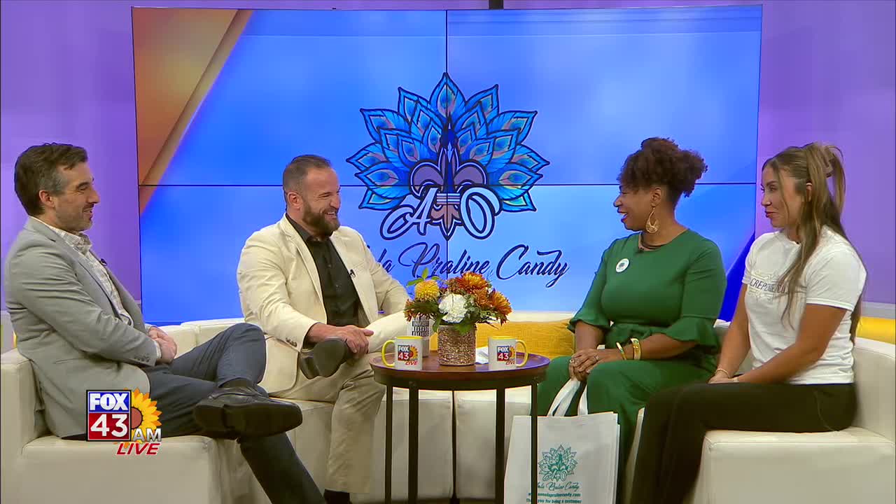Fox 43 AM Live AO NOLA Praline 100325 – KSNT 27 News