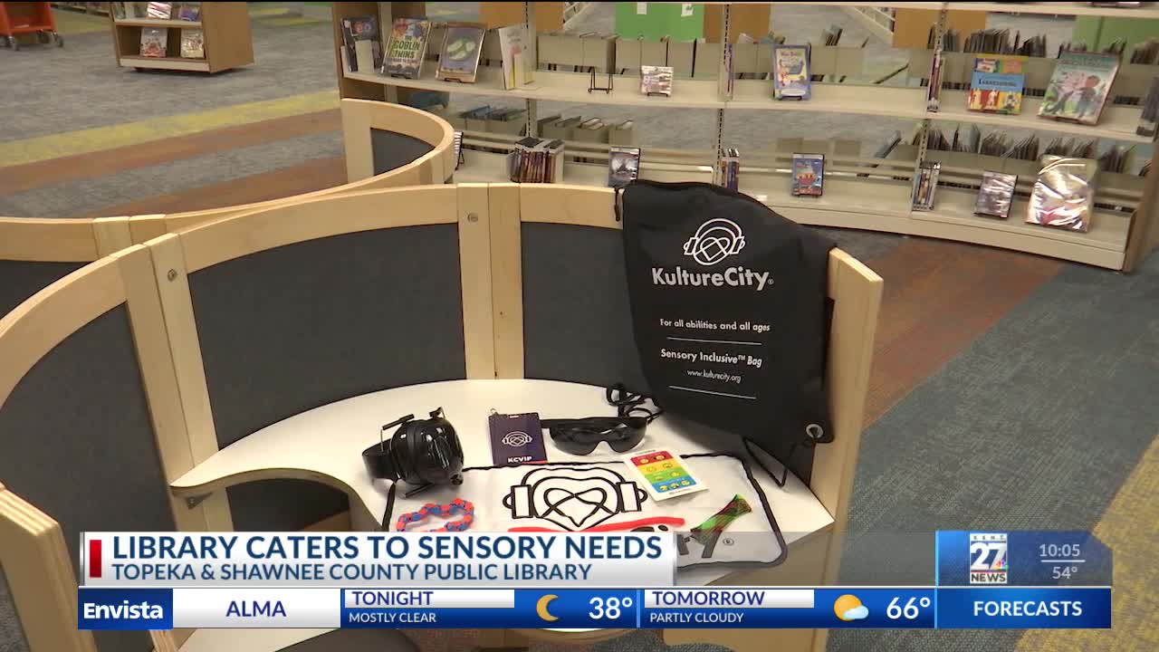 Topeka and Shawnee County Public Library offers sensory inclusive items ...