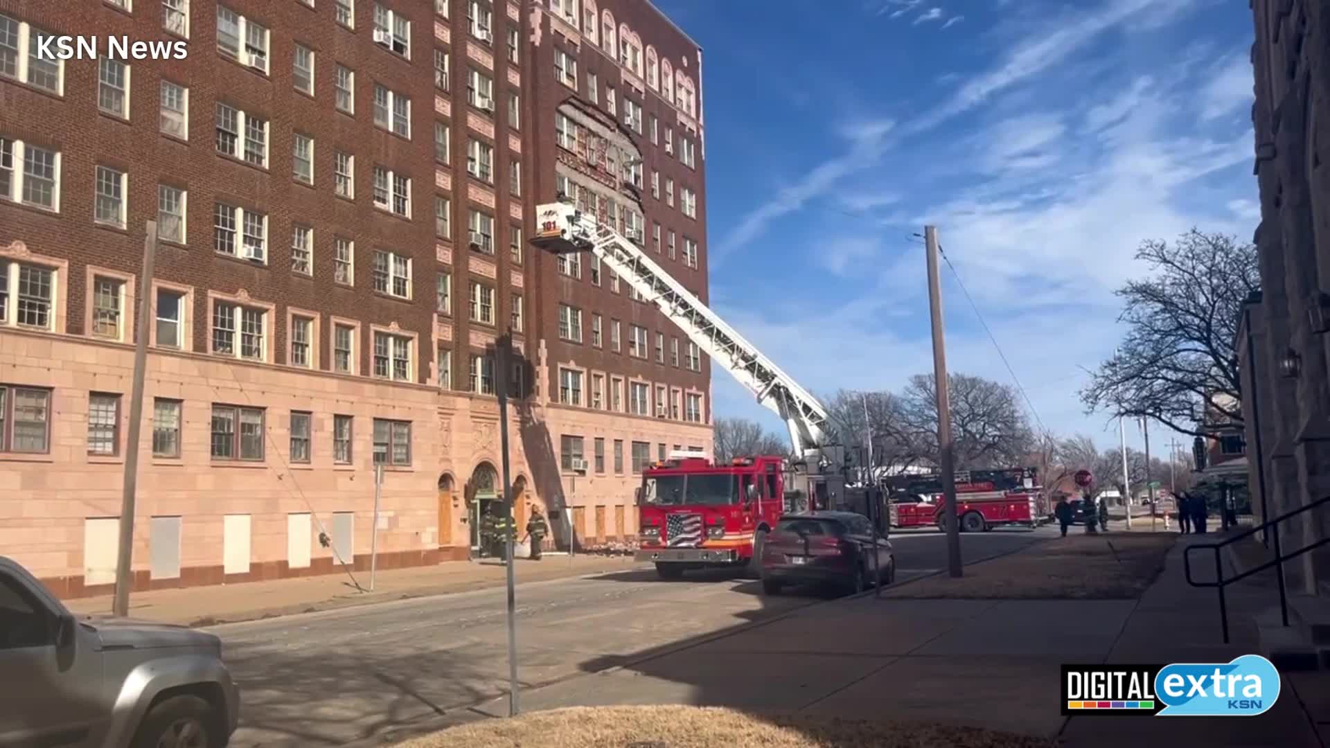 Scene at the Commodore Apartments – KSN-TV