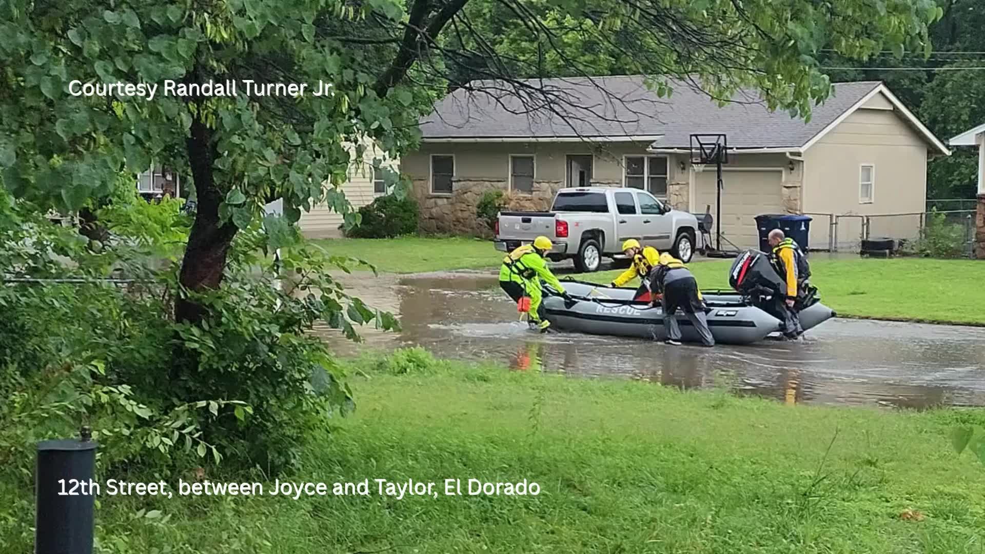 Flooding rescue on the north side of El Dorado – KSN-TV