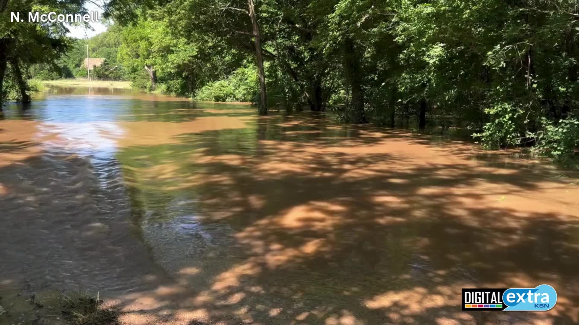 Flooding that in northern Sumner County on June 19, 2025 – KSN-TV