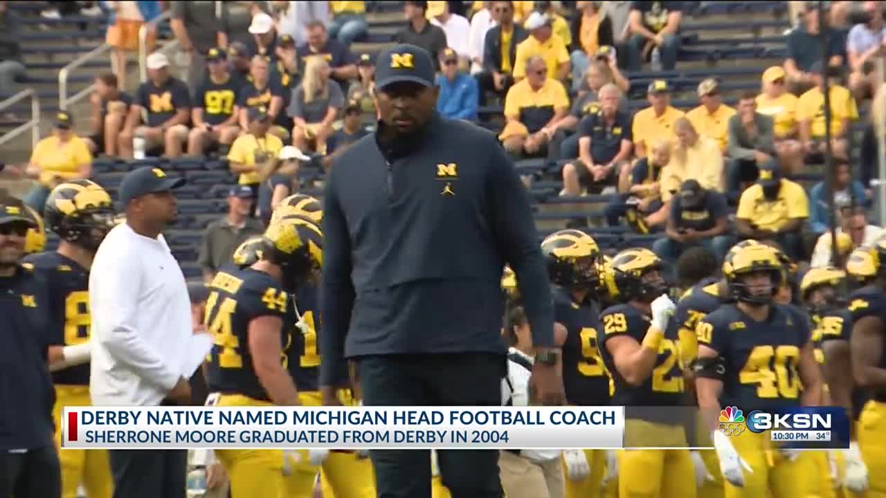 Derby native tabbed to lead national champion Michigan – KSN-TV