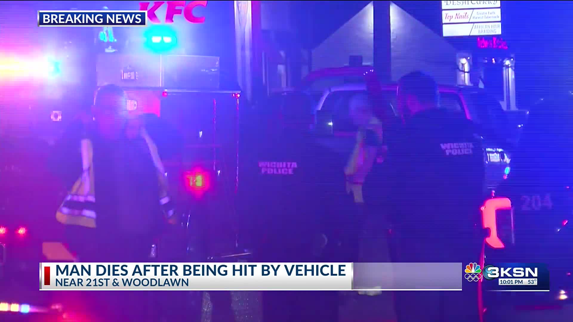 Pedestrian killed after being hit by vehicle in east Wichita – KSN-TV