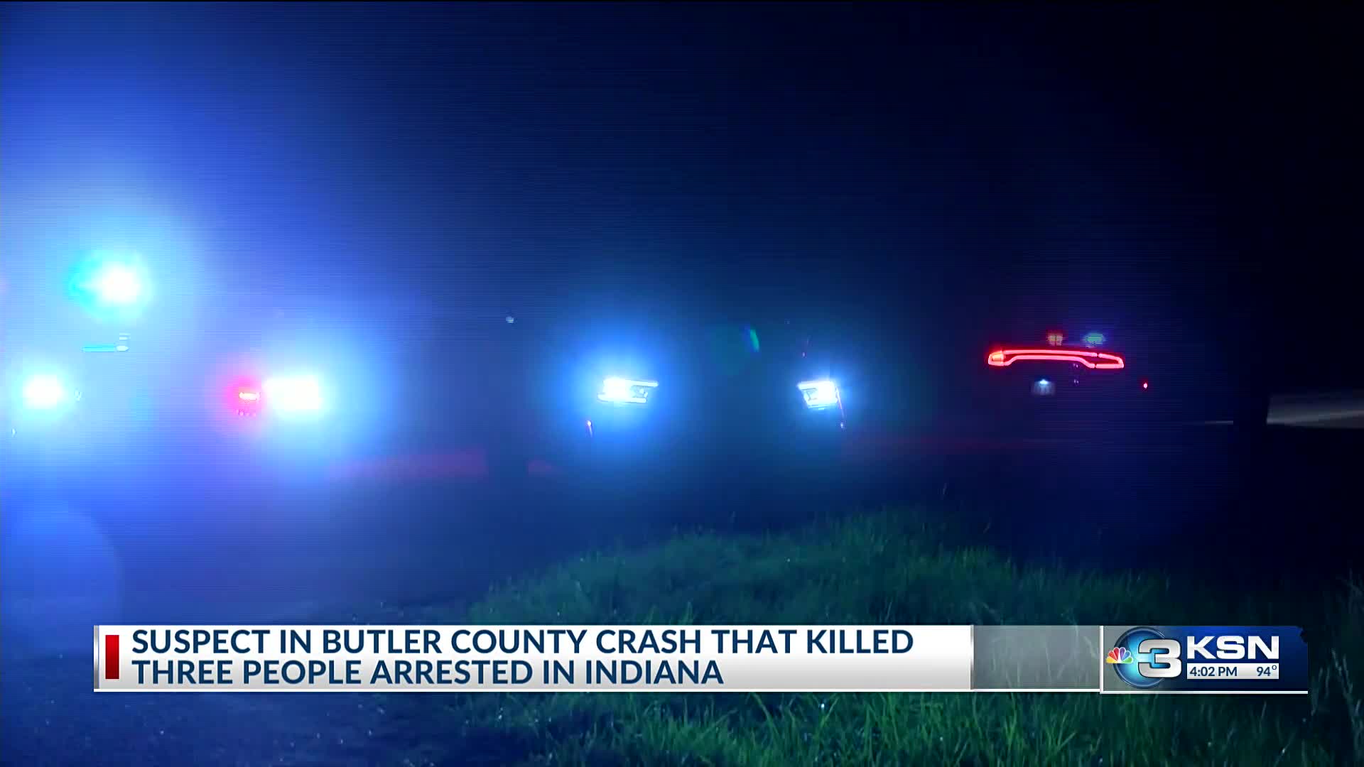 Suspect arrested in triple-fatal crash in Butler County – KSN-TV