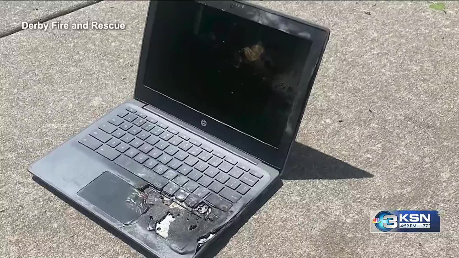 Derby laptop fried in latest TikTok trend – KSN-TV