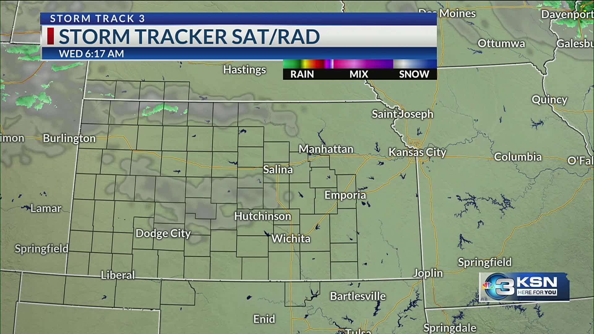 Wednesday morning forecast – KSN-TV
