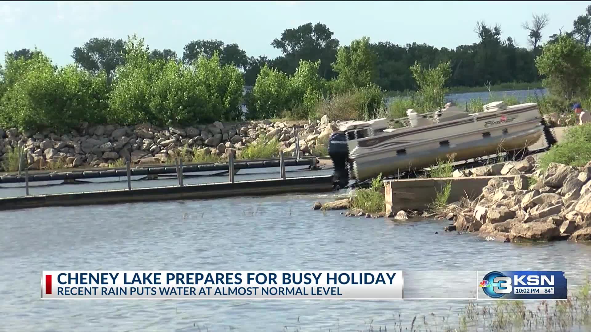 Cheney Lake prepares for busy holiday after recent rains – KSN-TV