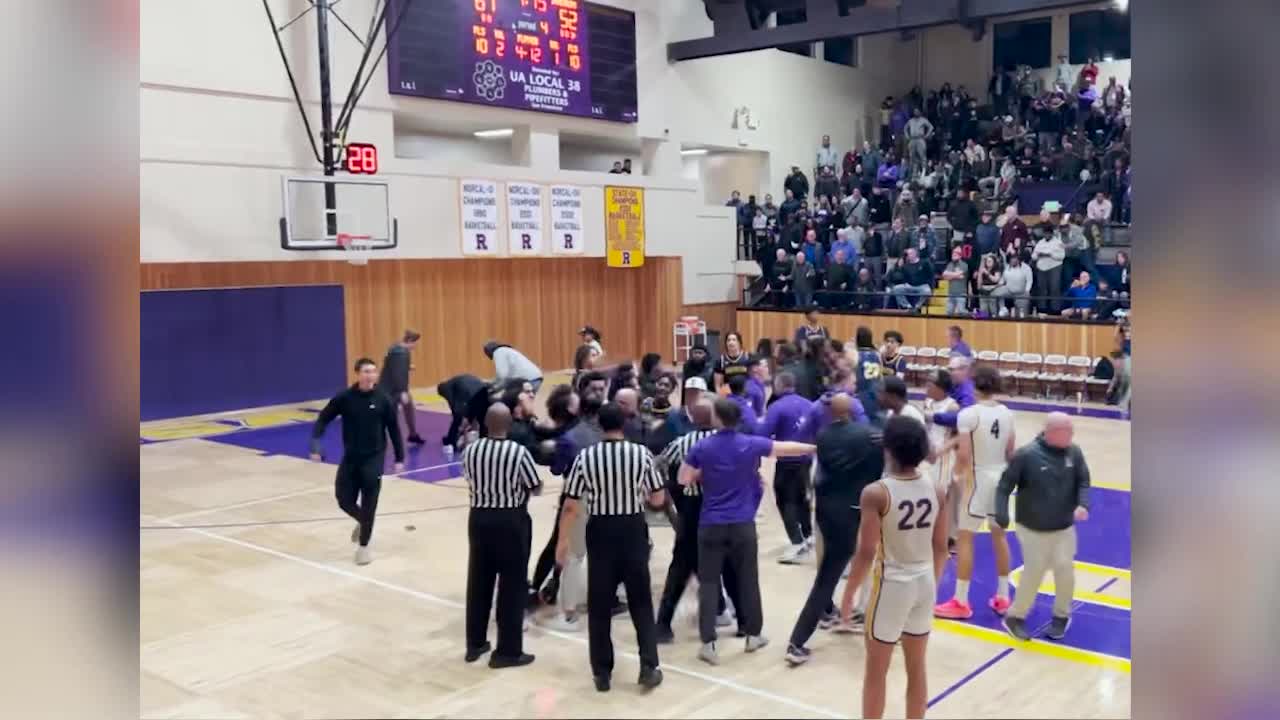 Riordan High School Basketball Brawl – KRON4
