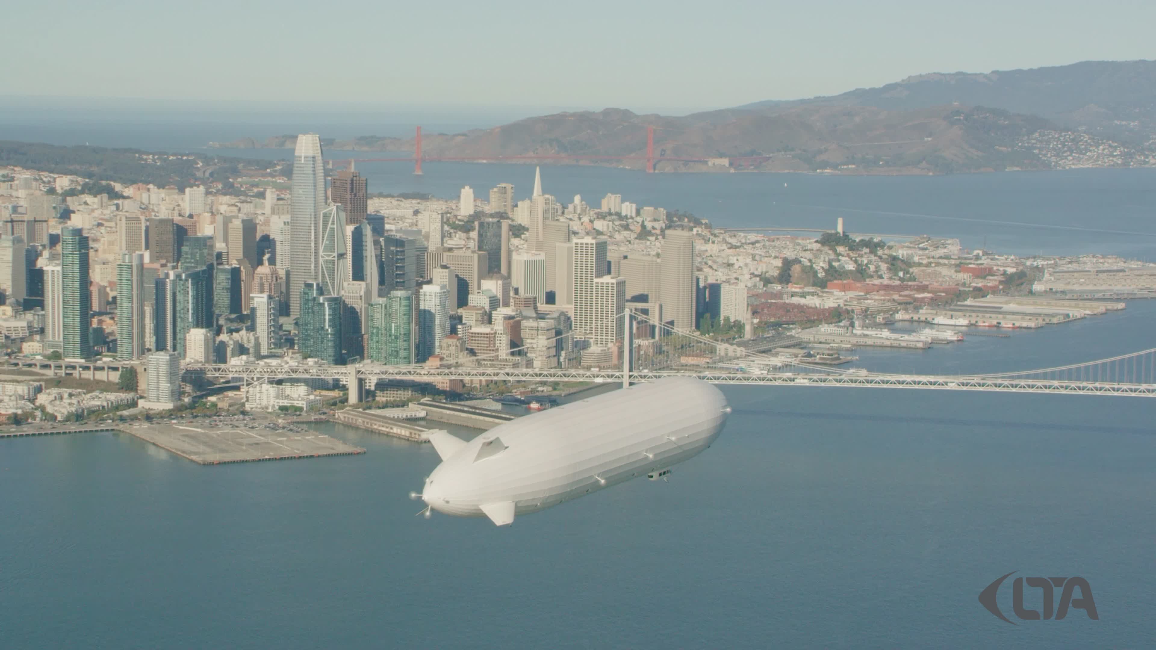 ‘Pathfinder 1’ airship over San Francisco Tuesday – KRON4