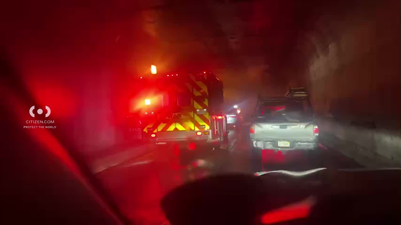 Car fire in Caldecott Tunnel Monday – WFLA