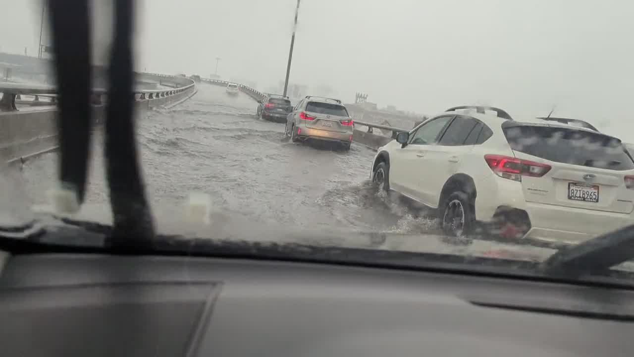 Hwy 101 Flooding on Golden Gate exit – KRON4