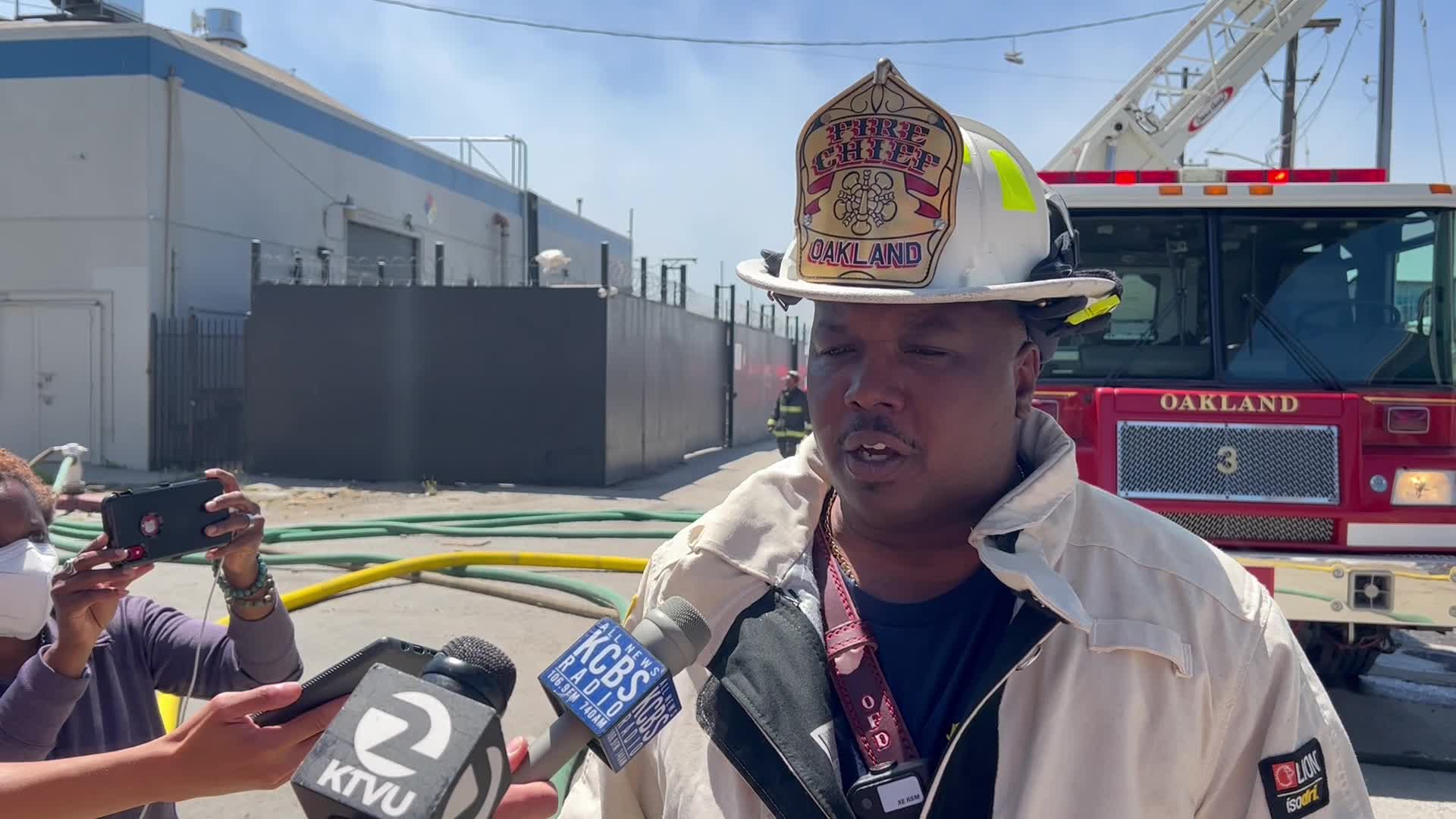 Oakland Fire Chief on encampment fire – KRON4