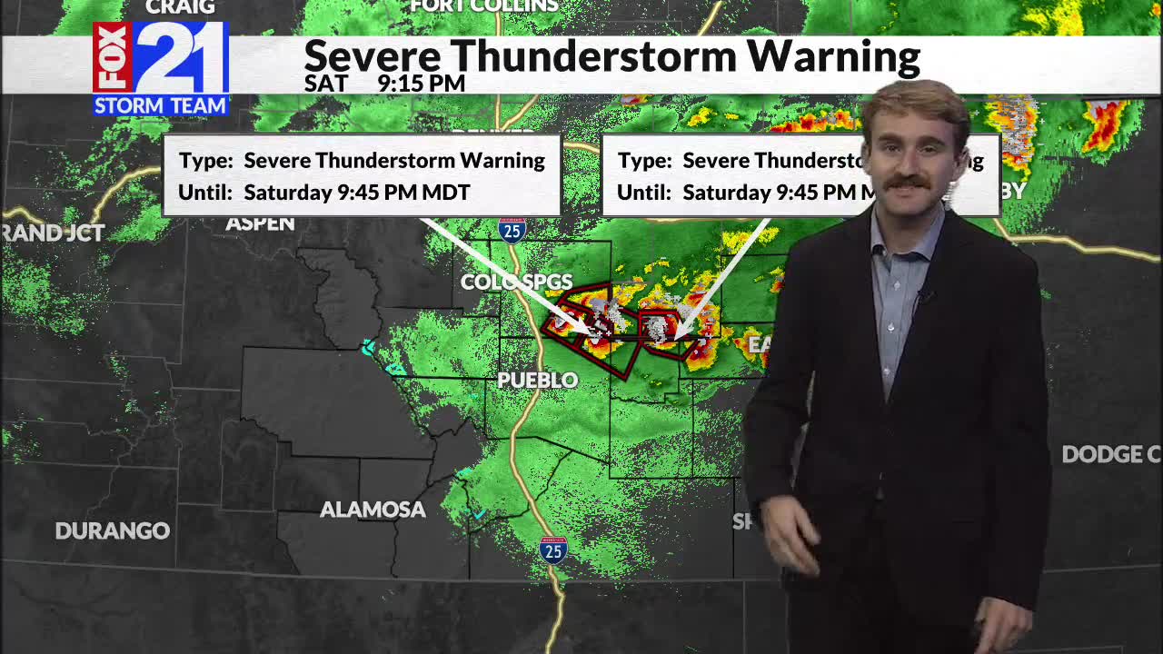 Storm Team Forecast – August 9 at 9pm – FOX21 News Colorado