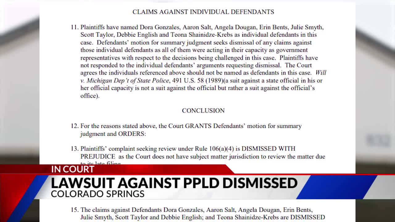 Judge dismisses lawsuit concerning Rockrimmon Library – FOX21 News Colorado